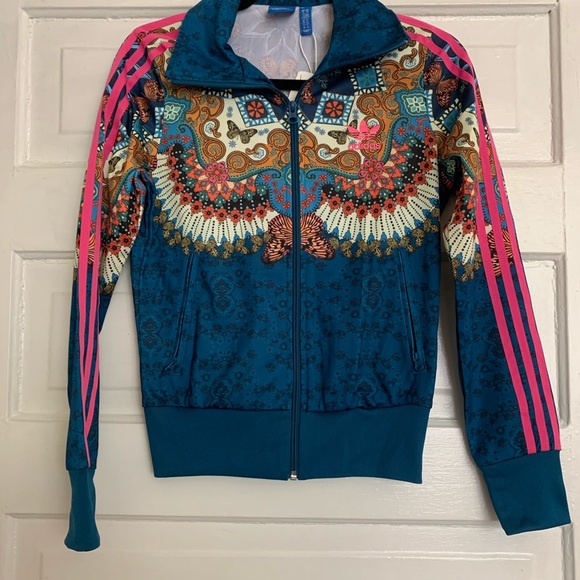 adidas | Jackets & Coats | Nwt Rare Farm X Adidas Track Jacket | Poshmark
